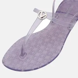Valentino Garavani Flat Thong Sandals With Logo Detail