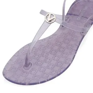 Valentino Garavani Flat Thong Sandals With Logo Detail