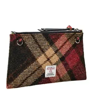 VIVIENNE WESTWOOD Plaid Mini Clutch Bag - Multicolor