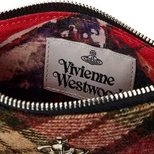 VIVIENNE WESTWOOD Plaid Mini Clutch Bag