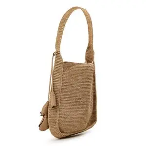 Magda Butrym Crochet Tote Bag - Brown