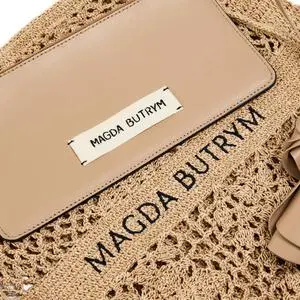 Magda Butrym Crochet Tote Bag - Brown