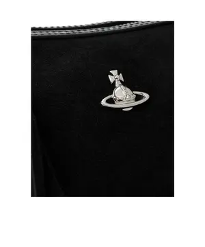 VIVIENNE WESTWOOD Suede Cylindrical Shoulder Bag