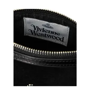 VIVIENNE WESTWOOD Suede Cylindrical Shoulder Bag