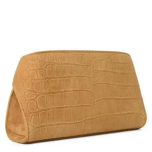 FERRAGAMO Suede Clutch Bag
