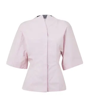 Jacquemus Minimalist Short-sleeve Shirt - Purple