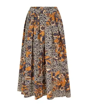 Max Mara Printed Midi Skirt