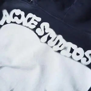 Acne Studios Relaxed Fit Hooded Sweatshirt