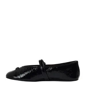 COACH Patent Leather Mary Jane Flats