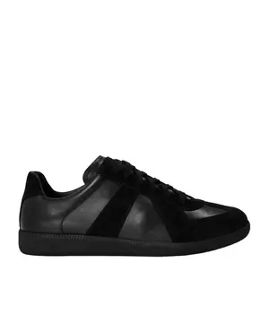 MAISON MARGIELA Simple Low-top Sports Shoes - Black