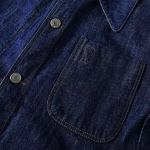 AMI Paris Embroidered Shirt Jacket