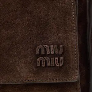 Miu Miu Suede Crossbody Bag