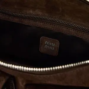Miu Miu Suede Crossbody Bag