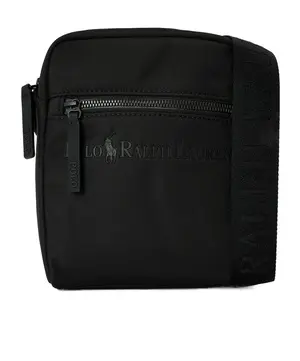 Polo Ralph Lauren Crossbody Bag With Logo Detailing - Black