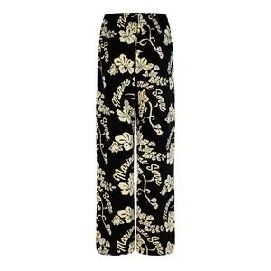 MARINE SERRE Printed Wide Leg Pants