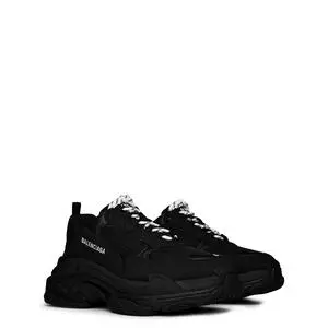Balenciaga Triple S Platform Sneakers - Black
