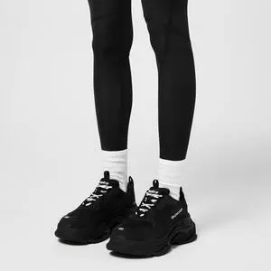Balenciaga Triple S Platform Sneakers - Black