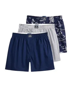 Polo Ralph Lauren Logo Detail Boxer Briefs, 3-pack - Blue