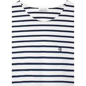 ANINE BING Striped Long Sleeve T-shirt