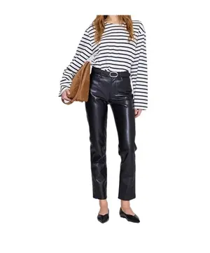ANINE BING Striped Long Sleeve T-shirt