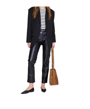 ANINE BING Striped Long Sleeve T-shirt