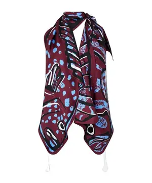 Bottega Veneta Fish Silk Twill Top - Red