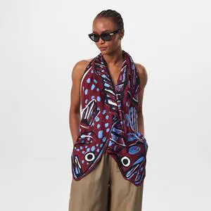 Bottega Veneta Fish Silk Twill Top - Red