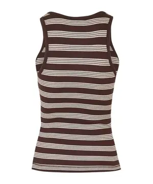 GANNI Striped Vest