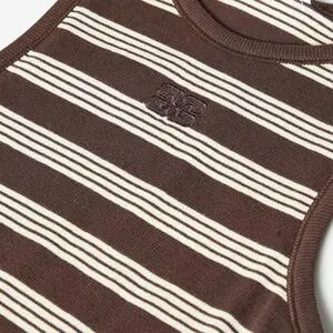 GANNI Striped Vest