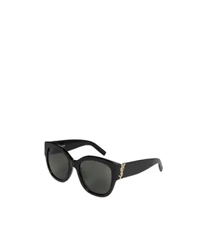 Saint Laurent With Gold Tone Logo Detail
