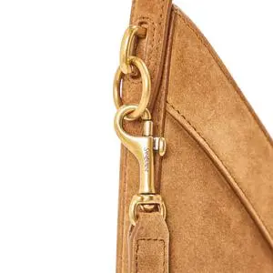 Saint Laurent Suede Hobo Bag