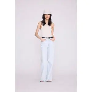 ANINE BING Round Crown Bucket Hat - White