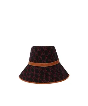 Gucci Wide-brim Bucket Hat - Black