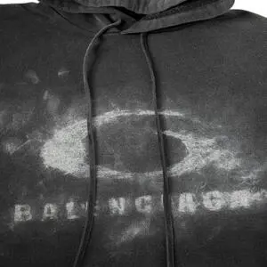 Balenciaga Logo Pull Over Hoodie
