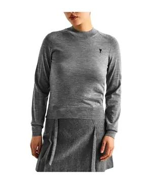 AMI Paris Knitted Crew Neck Sweater