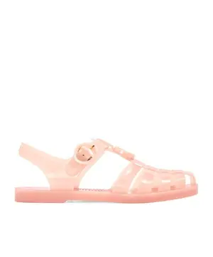 Gucci Gucci Open-Toe Flat Jelly Sandals With Buckle Fastening Nude