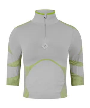 Casablanca Half-zip Top - Gray