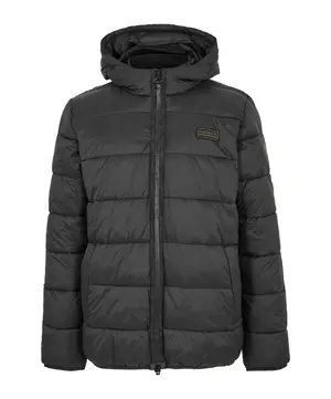 Barbour Quilted Hooded Zip Jacket