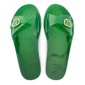 ANCIENT GREEK SANDALS Filia Jelly Slides With Sculptural Straps