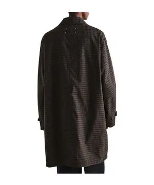 MAISON MARGIELA Checked Mid-length Overcoat