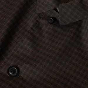 MAISON MARGIELA Checked Mid-length Overcoat