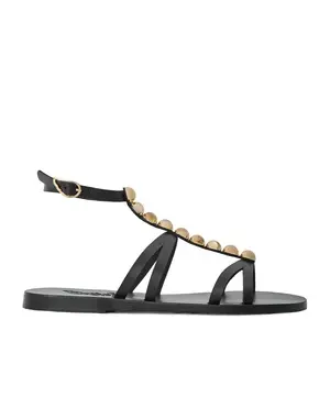 ANCIENT GREEK SANDALS Embellished Flat Sandals
