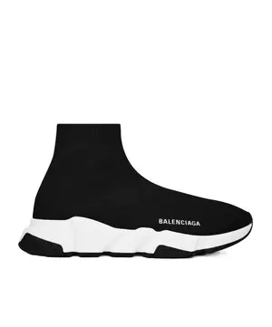 Balenciaga High-top Sock Sneakers - Black