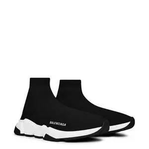 Balenciaga High-top Sock Sneakers - Black