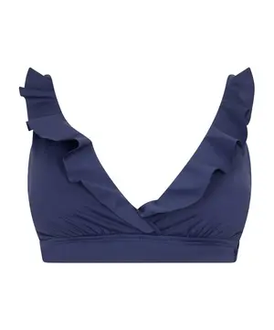 RALPH LAUREN Ralph Lauren V-Neck Ruffled Short Top