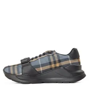 Burberry Checked Lace-up Sneakers
