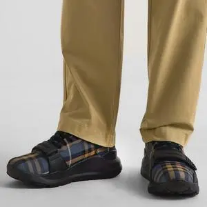 Burberry Checked Lace-up Sneakers