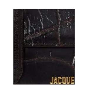 Jacquemus Large Capacity Leather Crossbody Bag