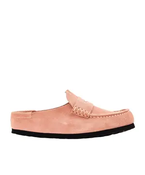 BIRKENSTOCK Mule With Stitching Detail - Pink