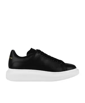Alexander McQueen Thick-soled Casual Shoes - Black